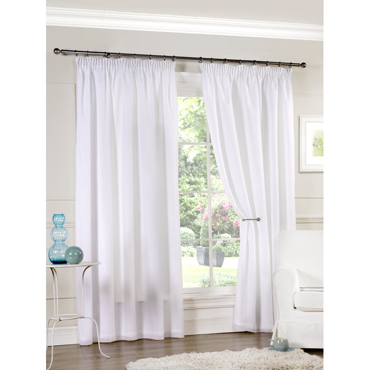 Wade Logan Leonie Polyester Sheer Curtain Pair & Reviews | Wayfair.co.uk